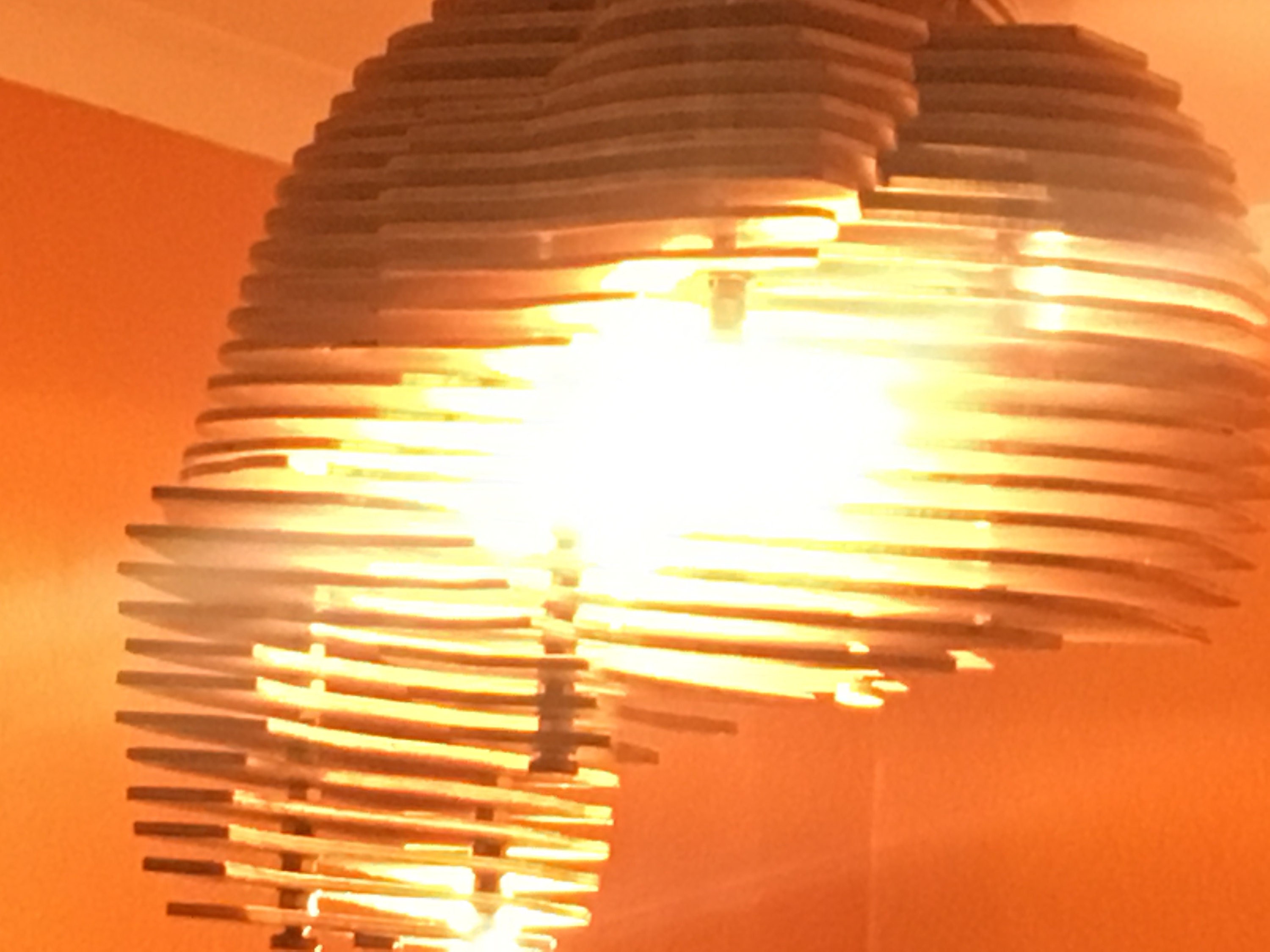 Chandelier Parametric Red Rock Design, LED Light, Entrance Hall and ...