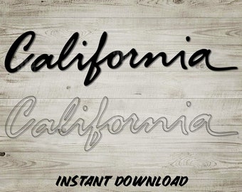 California License Plate - Etsy