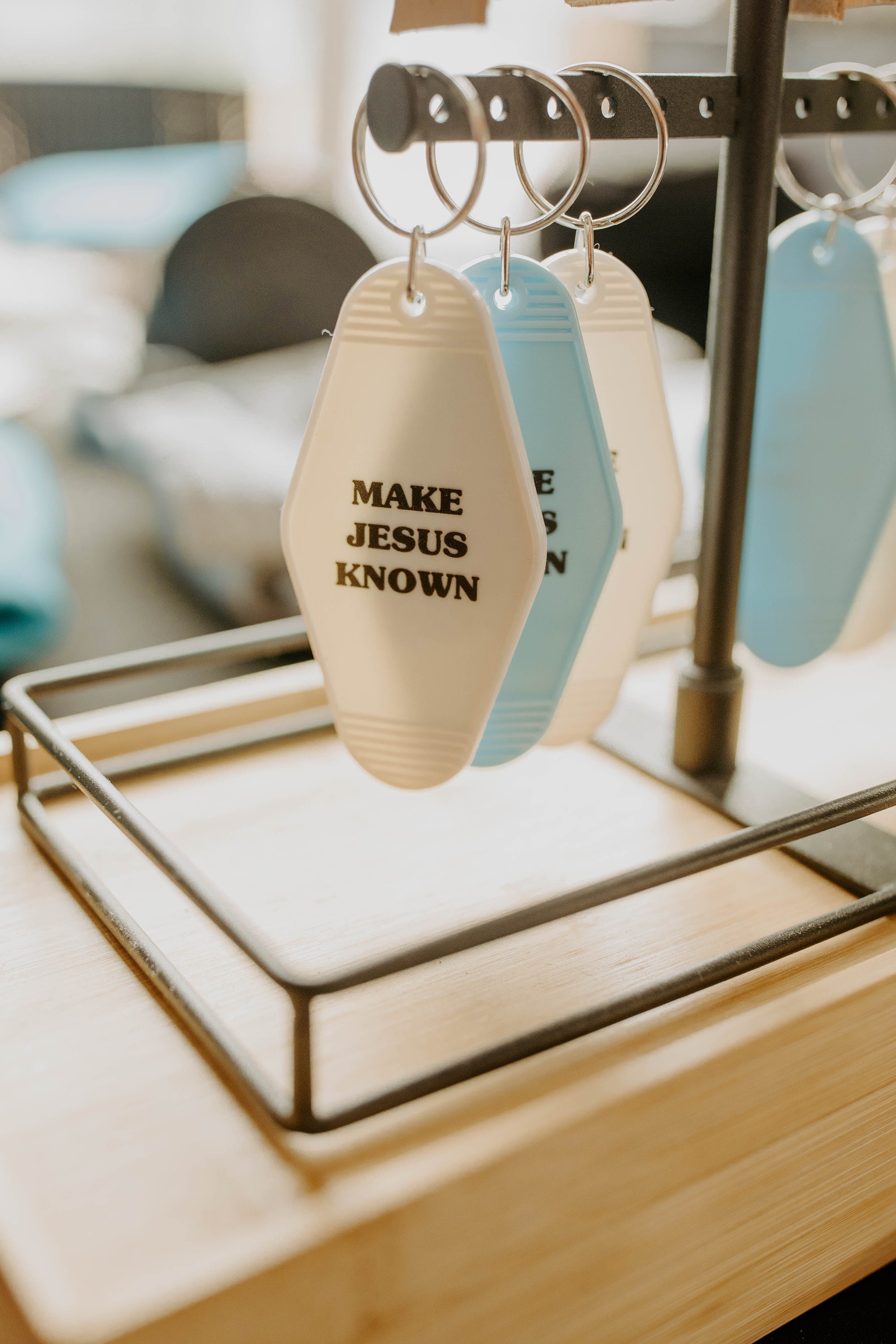 Make Jesus Known Plastic Keychains - Etsy