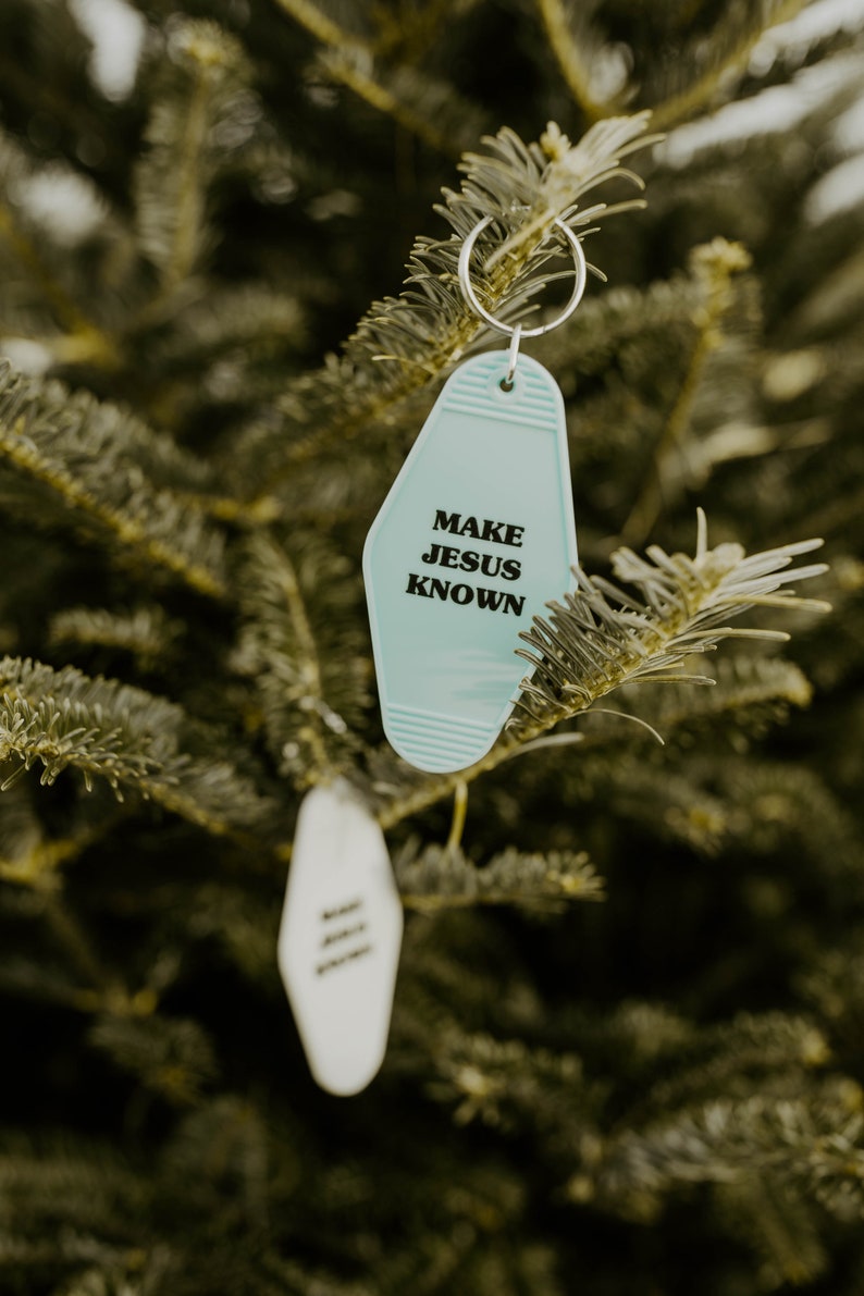 Make Jesus Known Plastic Keychains - Etsy