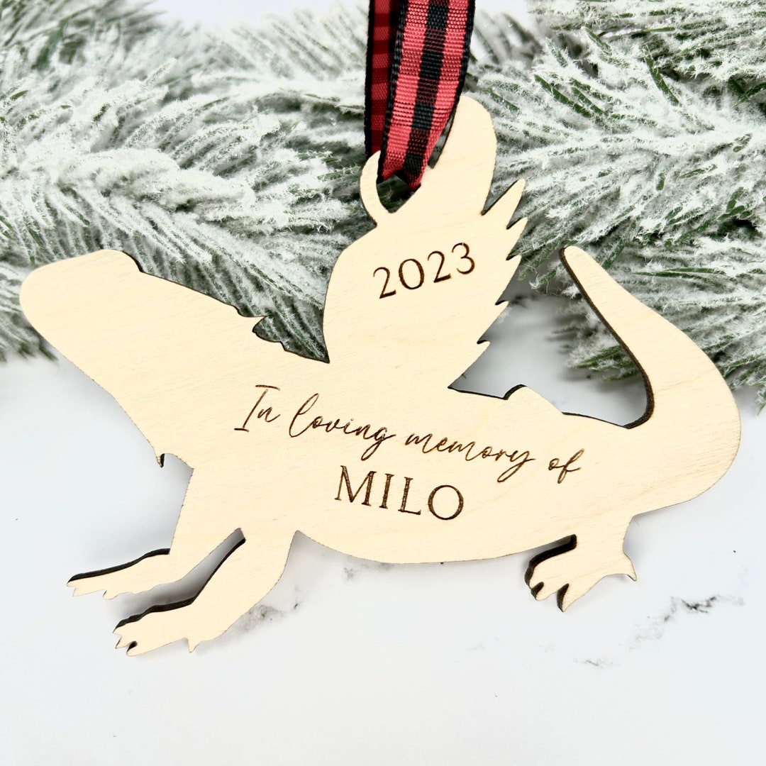 Bearded Dragon Memorial, Bearded Dragon Ornament, Bearded Dragon ...