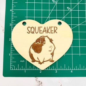 Guinea Pig Name Sign, Guinea Pig Name Tag, Guinea Pig Cage Sign, Guinea ...