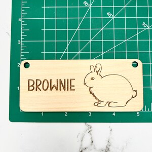 Dwarf Rabbit, Bunny Name Tag, Rabbit Name Tag, Bunny Accessories for ...