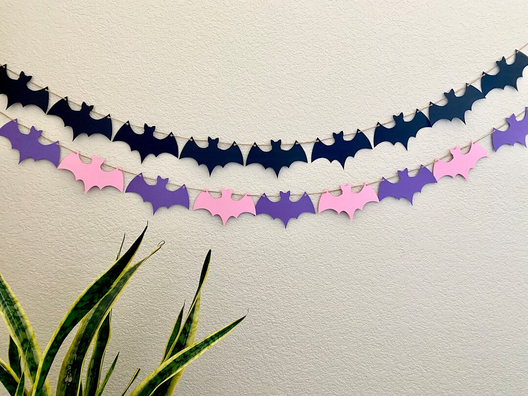 Bat Banner, Halloween Banner, Halloween Decor Indoor, Halloween Garland ...