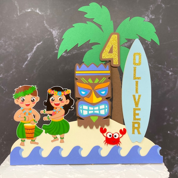 Tiki Cake Topper - Etsy