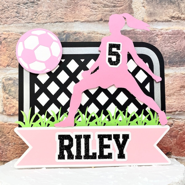 Soccer Cake Topper - Etsy