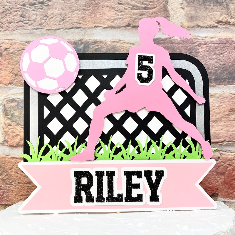 Soccer Cake Topper - Etsy