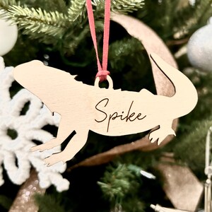 Bearded Dragon Ornament, Bearded Dragon Christmas, Bearded Dragon ...