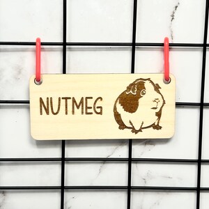 Guinea Pig Name Sign, Guinea Pig Name Tag, Guinea Pig Cage Sign, Guinea ...
