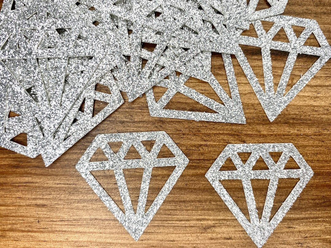 50 Diamond Confetti, Bridal Shower Decor, Engagement Party, Bridal ...