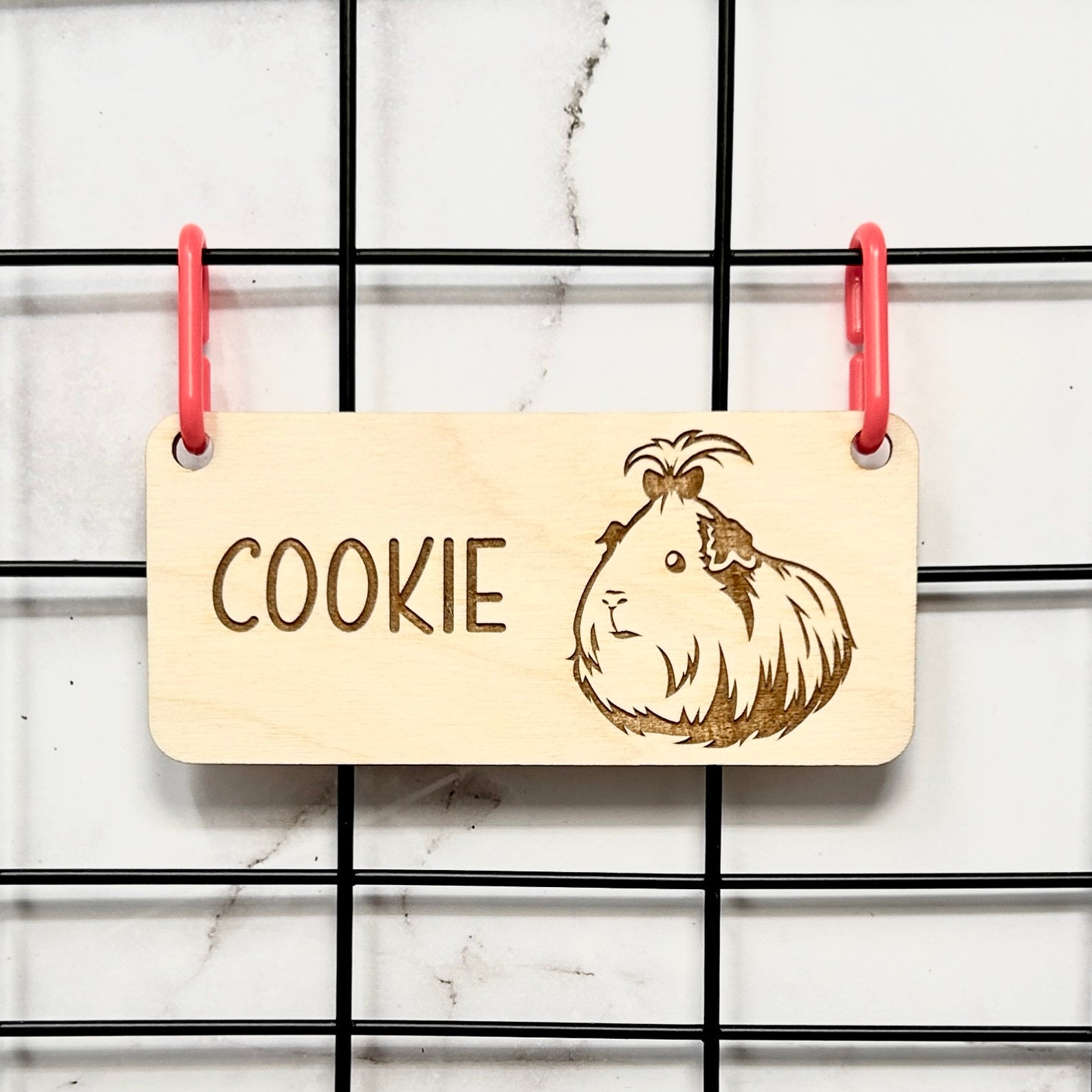 Guinea Pig Name Sign, Guinea Pig Name Tag, Guinea Pig Cage Sign, Guinea ...