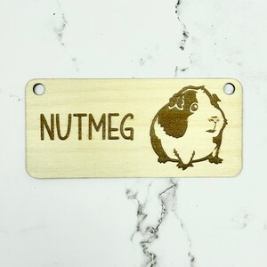 Guinea Pig Name Sign, Guinea Pig Name Tag, Guinea Pig Cage Sign, Guinea ...