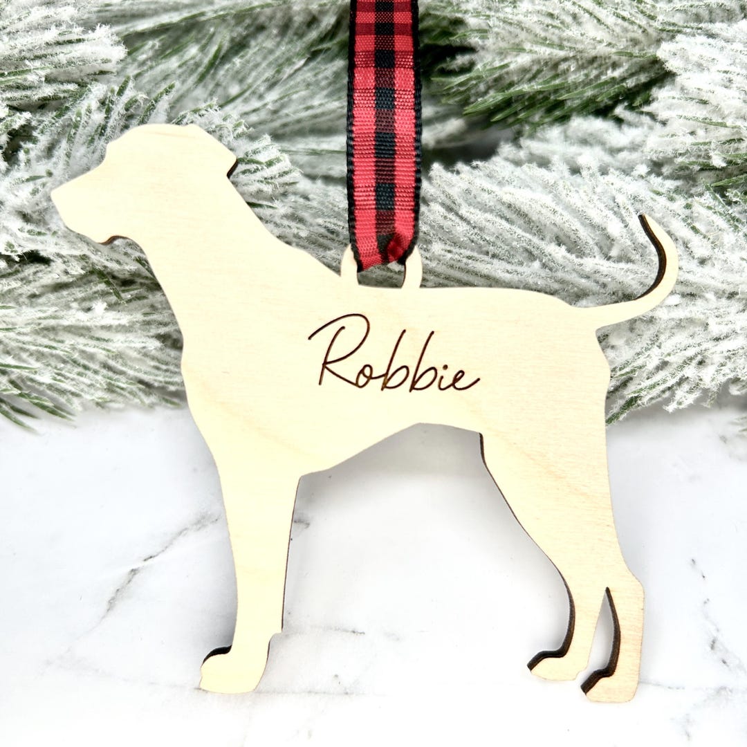 Rhodesian Ridgeback Ornament, Rhodesian Ridgeback, Rhodesian Ridgeback ...