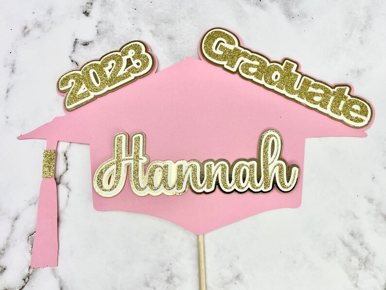Personalized Graduation Cake Topper Graduation Cap Cake - Etsy