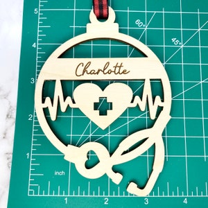 Nurse Ornament, Nurse Gifts Personalized, Doctor Ornament, Doctor ...