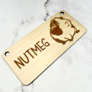 Guinea Pig Name Sign, Guinea Pig Name Tag, Guinea Pig Cage Sign, Guinea ...
