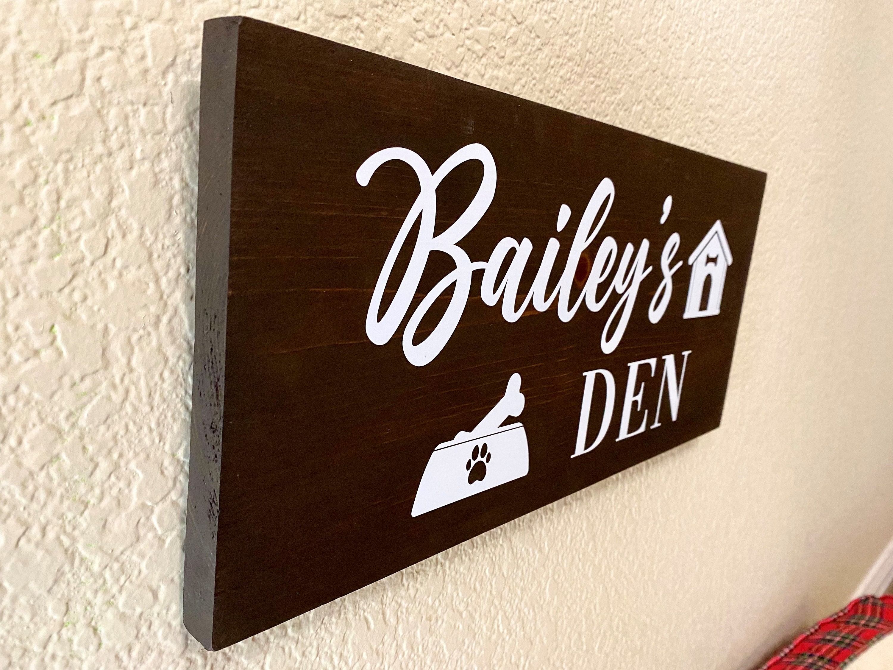 Letrero de perro personalizado signo de perro personalizado | Etsy