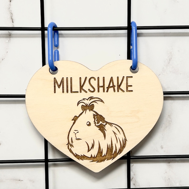 Guinea Pig Name Sign, Guinea Pig Name Tag, Guinea Pig Cage Sign, Guinea ...