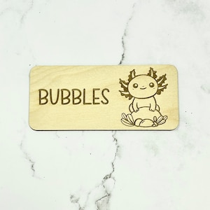 Axolotl Name Sign, Axolotl Tank Decor, Axolotl Tank Accessories ...