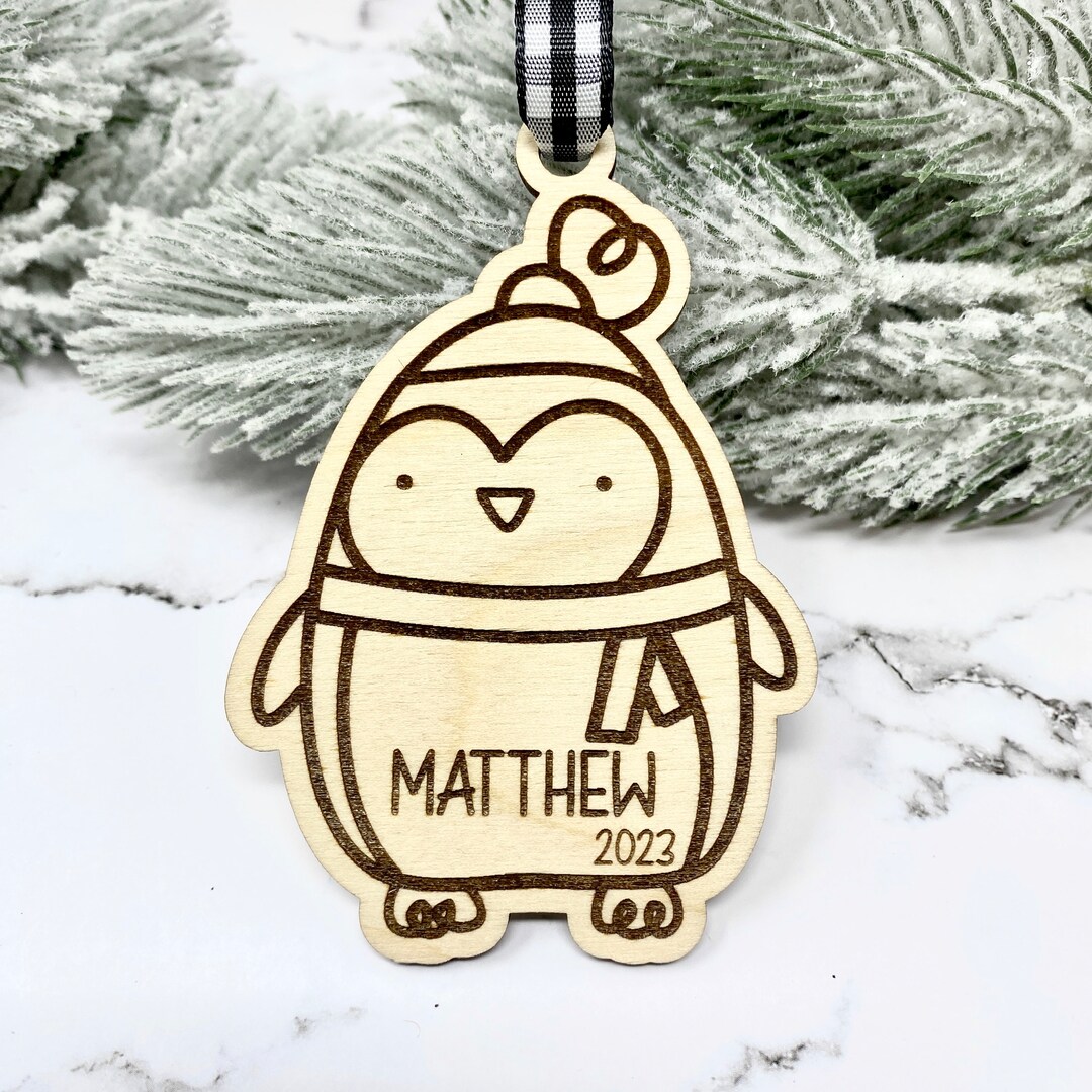 Penguin Ornament, Penguin Christmas Ornament, Penguin Decor, Penguin ...
