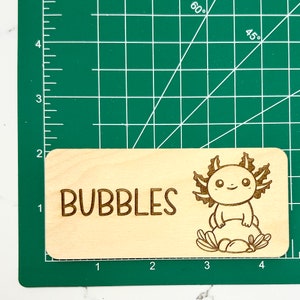 Axolotl Name Sign, Axolotl Tank Decor, Axolotl Tank Accessories ...