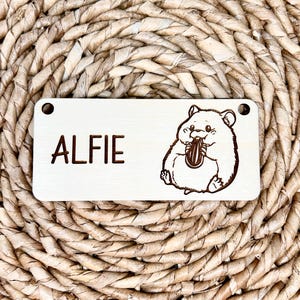 Hamster Cage Sign, Hamster Accessories, Hamster Decor, Hamster Gifts ...