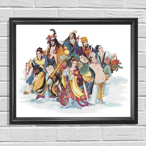 Eight Immortals - Etsy