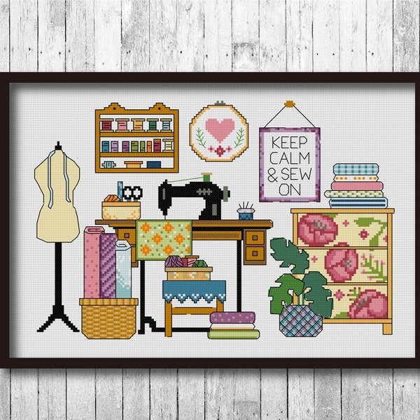 Machine Cross Stitch - Etsy