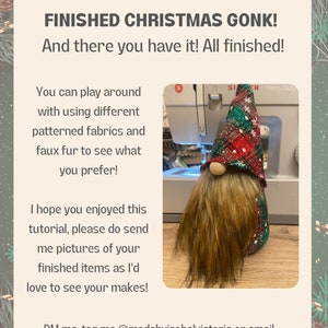 Christmas Gonk Digital Sewing Pattern Download - Etsy