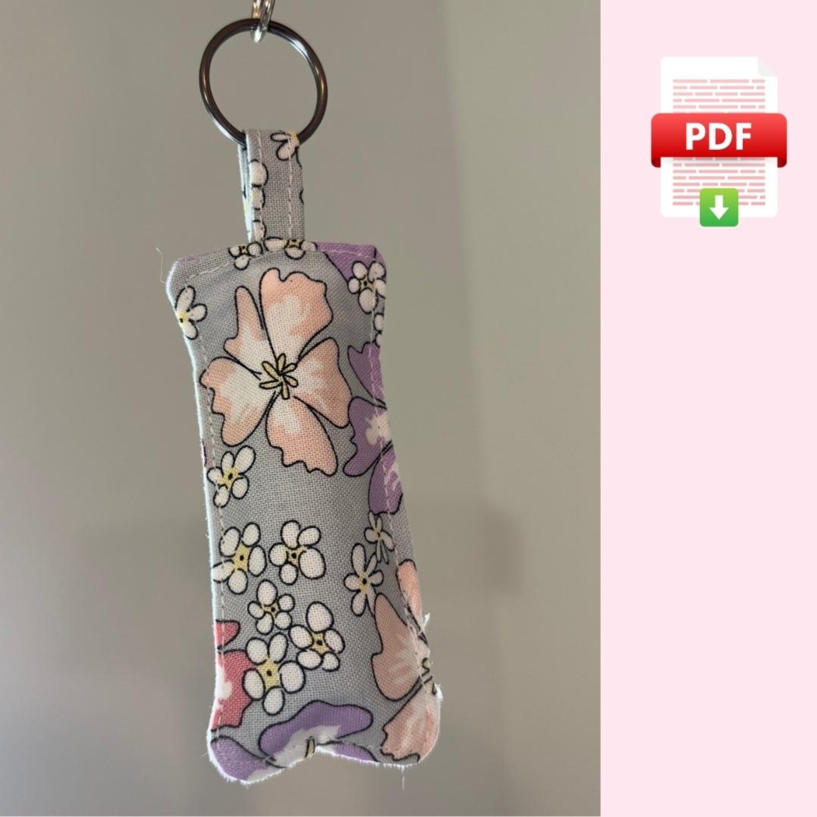 Chapstick Keyring Holder Sewing Pattern: Beginner-friendly Guide ...