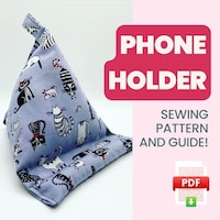 Cell Phone Bag Printable Sewing Pattern and Tutorial - PDF Download ...