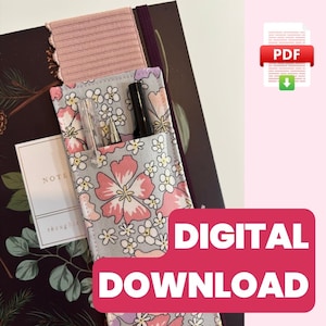 Fabric Pen Holder Sewing Pattern: Beginner-friendly Elasticated Guide ...