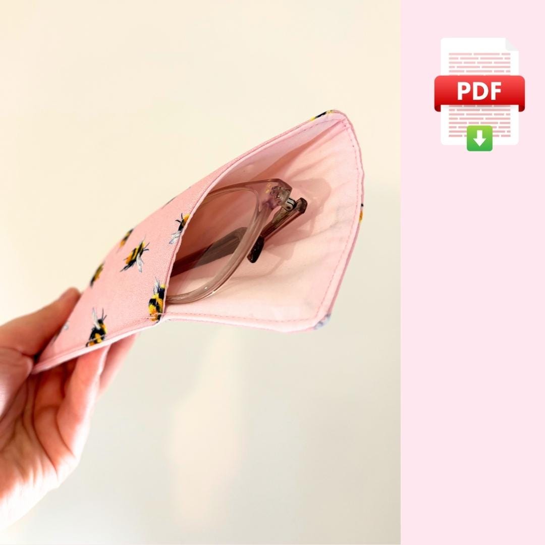 Glasses Case Sewing Pattern: Beginner-friendly PDF Guide - Etsy