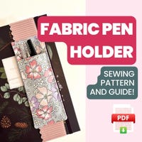 Pen Holder Sewing Pattern. Please READ the Description Before ...