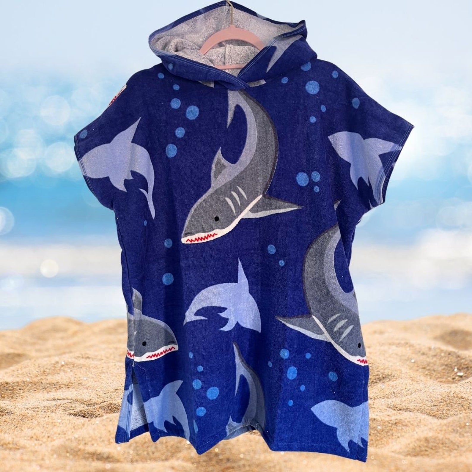 DIY Beach Poncho Sewing Guide Learn to Make Your Own Hooded Changing Towel Robe - Etsy