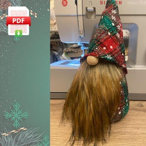 Christmas Gonk Sewing Pattern: Beginner-friendly Gnome (digital ...