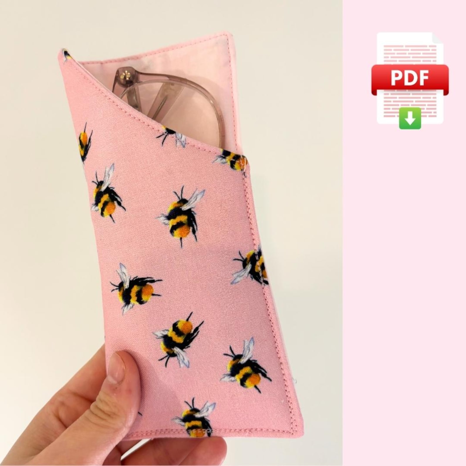 Glasses Case Sewing Pattern: Beginner-friendly PDF Guide - Etsy
