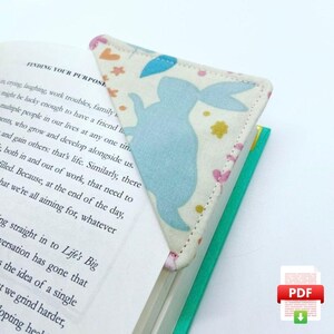 Fabric Corner Bookmark Sewing Guide: Beginner-friendly Tutorial (PDF ...