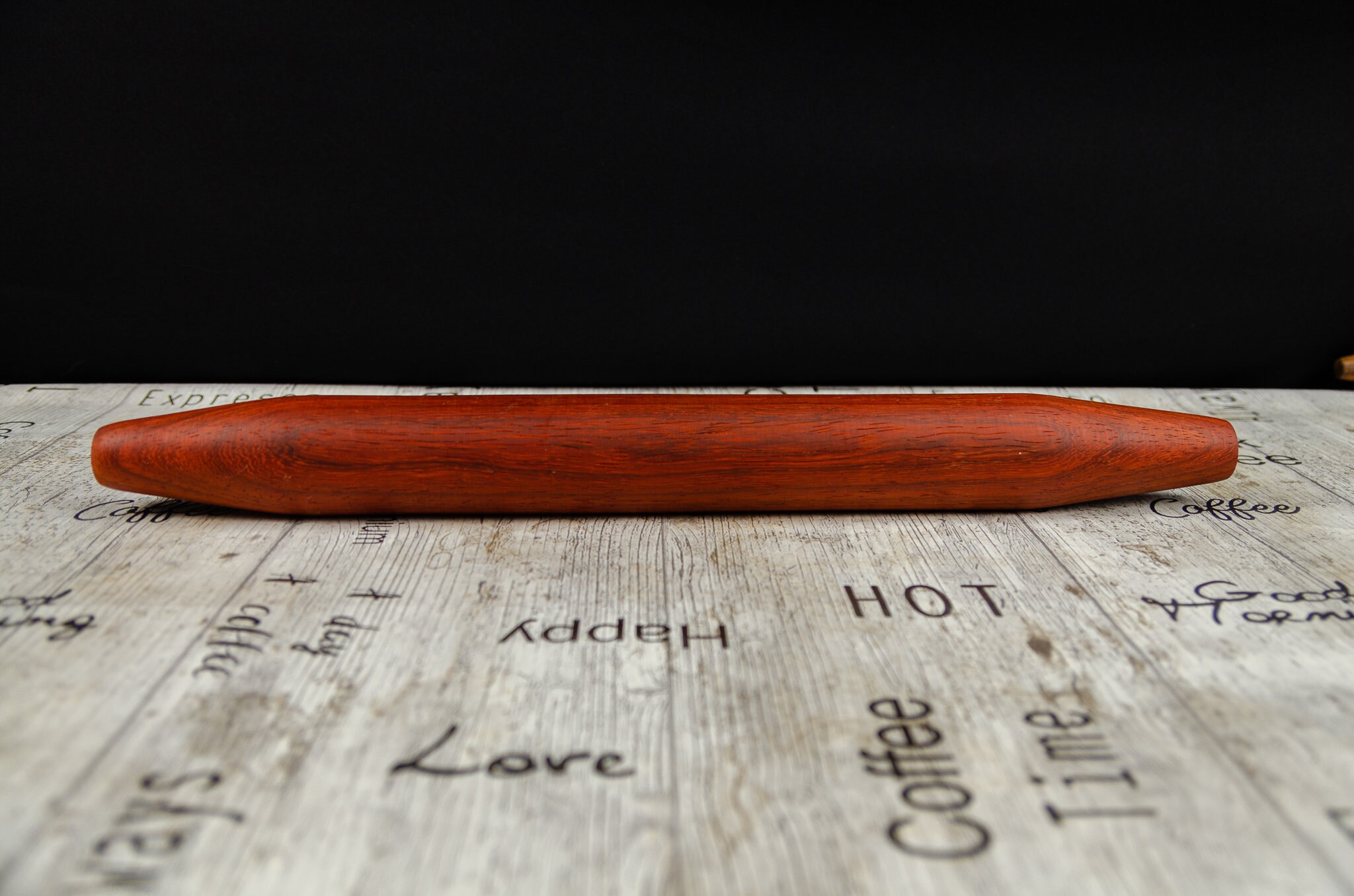 Estilo francés cónico Padauk hecho a mano Rolling Pin 20 - Etsy España