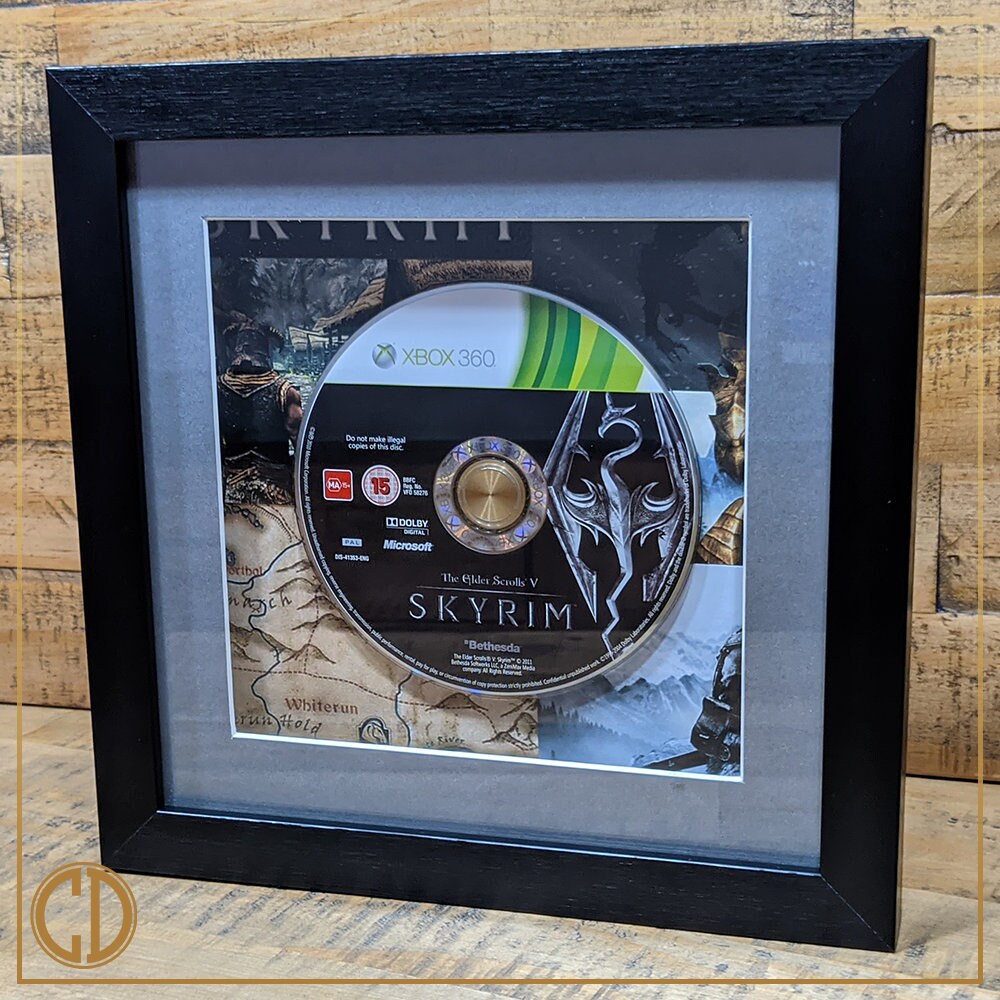 Skyrim Original Mounted Disc | Etsy UK