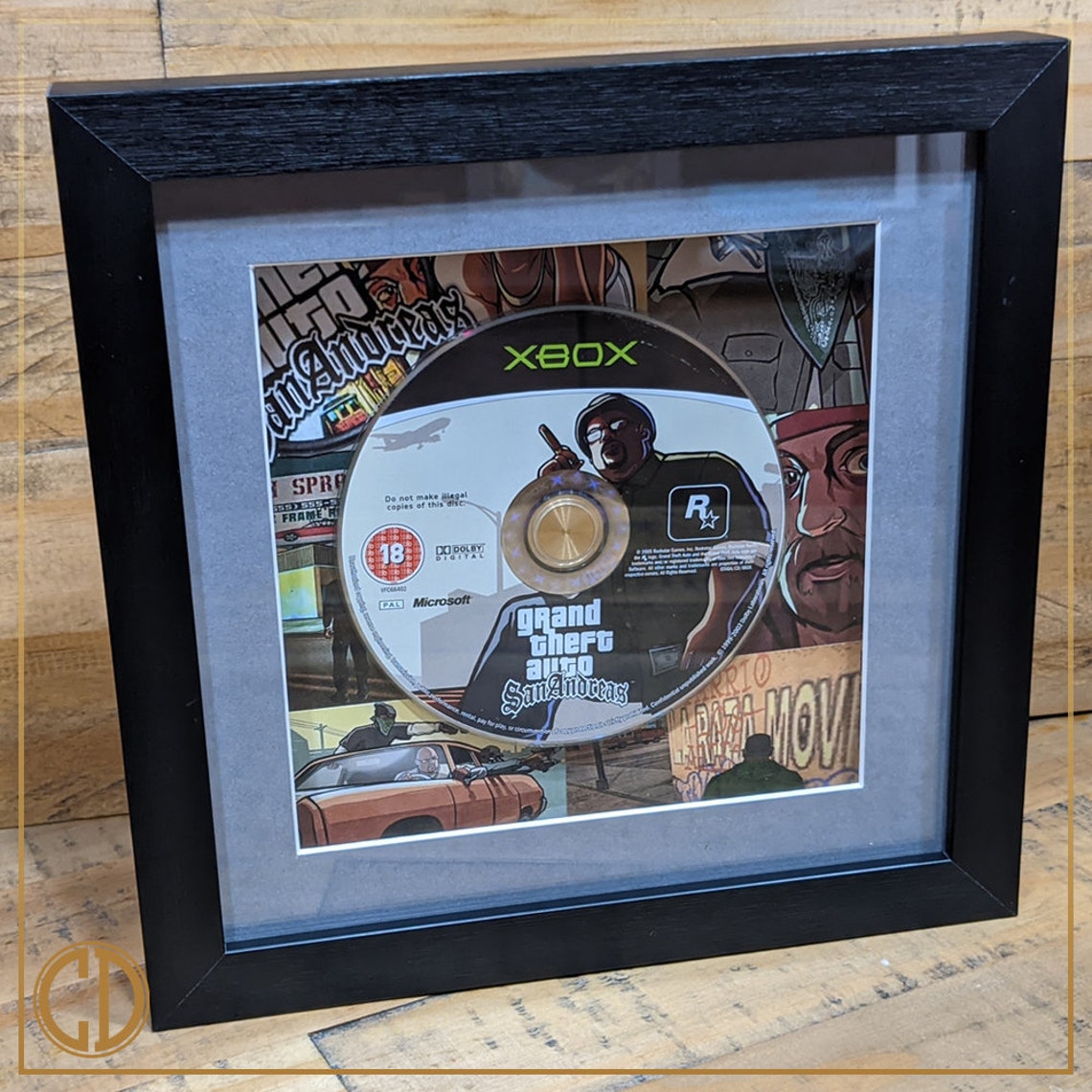 Grand Theft Auto San Andreas Original Mounted Disc - Etsy