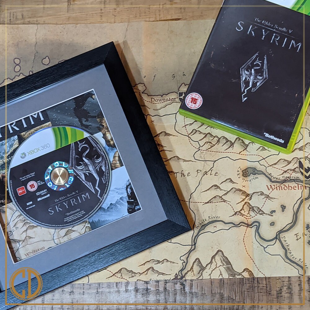 Skyrim Original Mounted Disc | Etsy UK