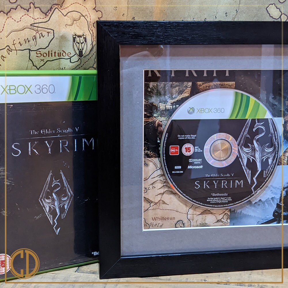 Skyrim Original Mounted Disc - Etsy UK