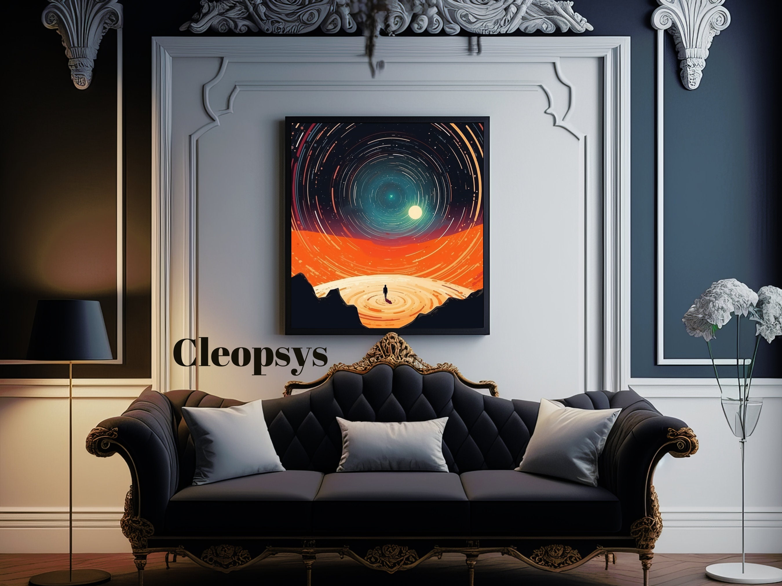 Astral Journey Futuristic Digital Artwork Deep Space Exploration ...