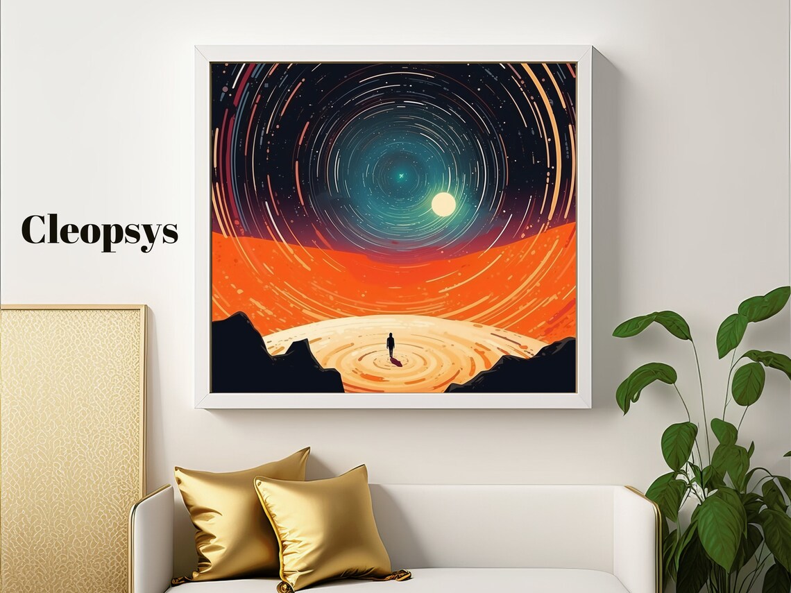 Astral Journey Futuristic Digital Artwork Deep Space Exploration ...