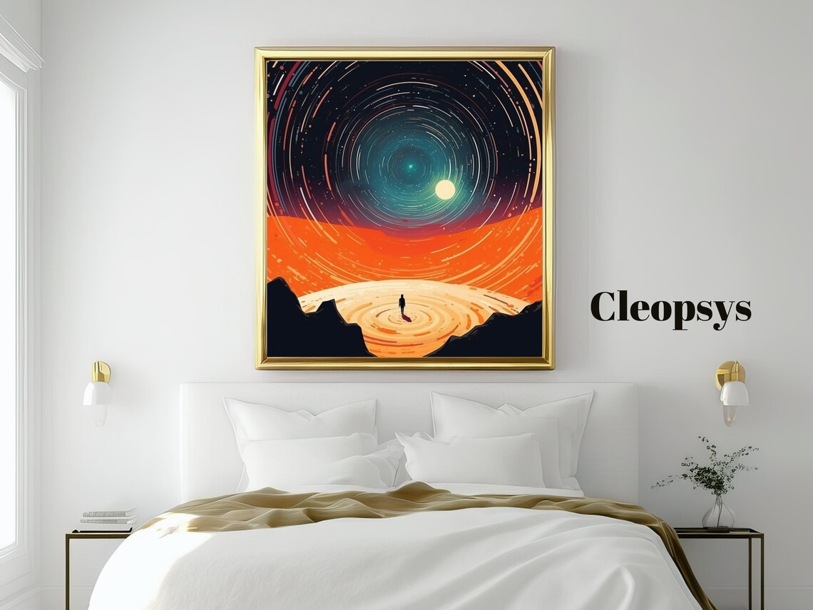 Astral Journey Futuristic Digital Artwork Deep Space Exploration ...