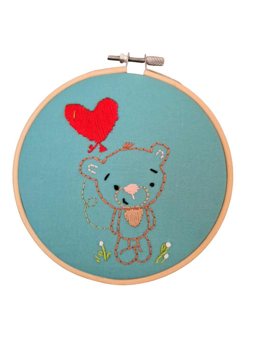Hand Embroidered Hoop, Completed Embroidery Hoop, Embroidery Art, Art ...