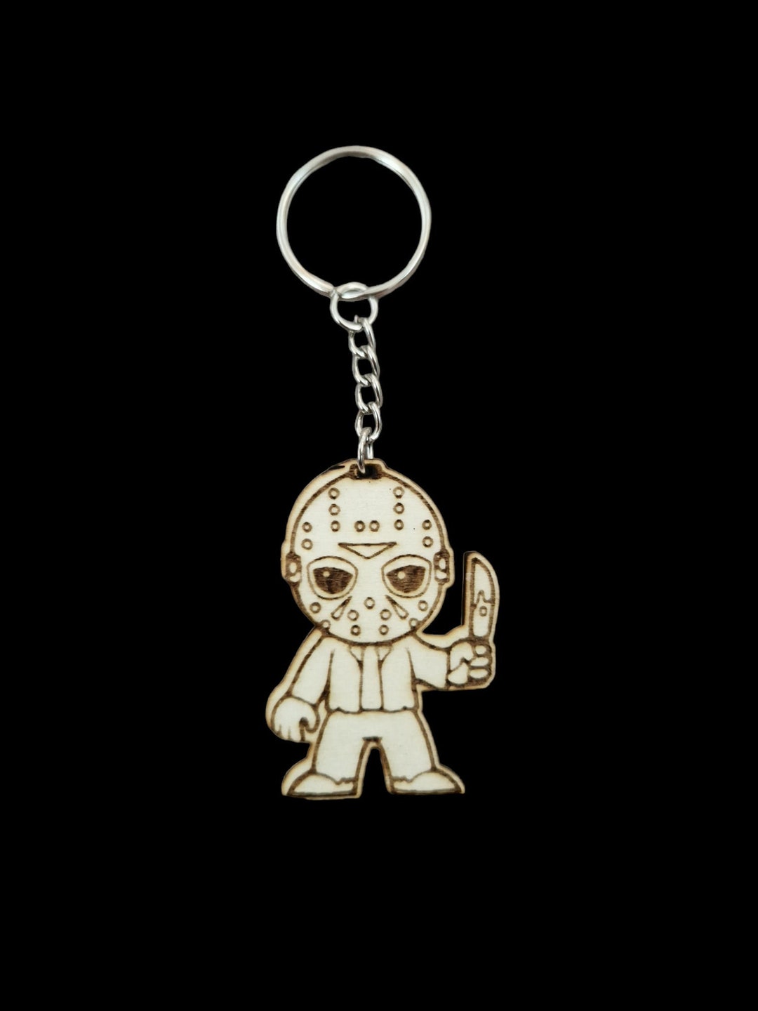 Horror Movie Keyring Slasher Movie. Bag Charm Keychain - Etsy