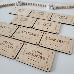 Behaviour Management Tools Wooden Token Set of Appreciation, Reward ...