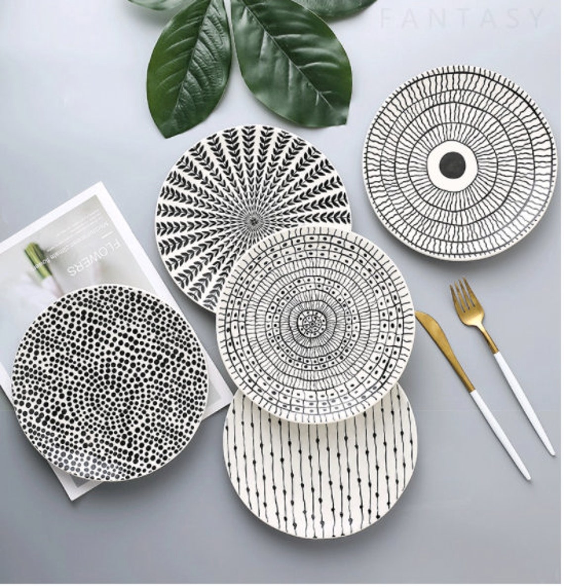 Ceramic Plate Coffee Cup Plate Coffee Mug Plate Tea Cup - Etsy